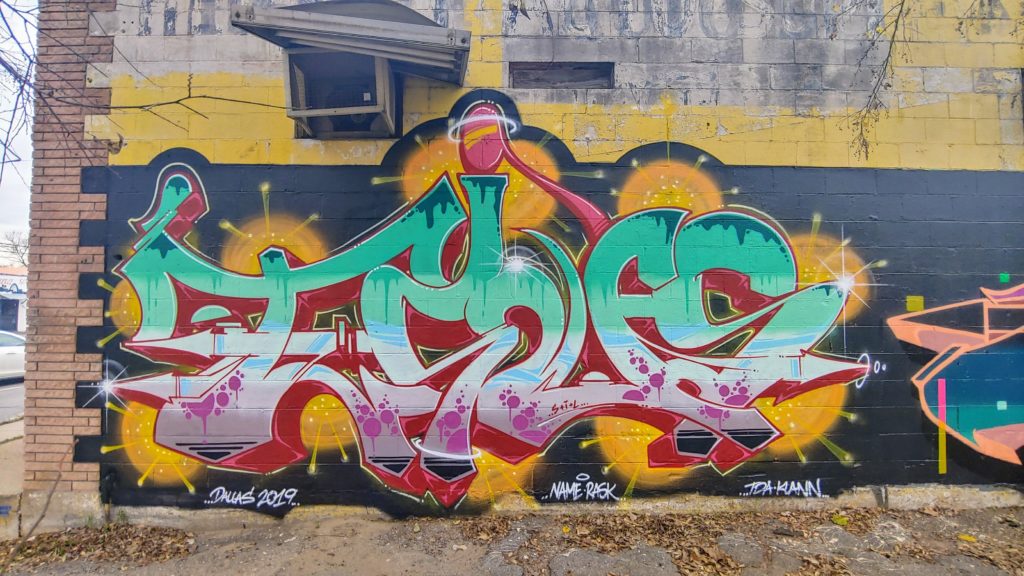 BACON collaboration wall with HIERO & QUAKE for the MUSEUM OF GRAFFITI ...